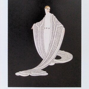 Erté 1982 Original Large 2-sided Print Fashion, Costume, Theatre ...