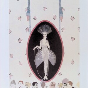 Erté 1982 Original Large 2-sided Print Fashion, Costume, Theatre ...