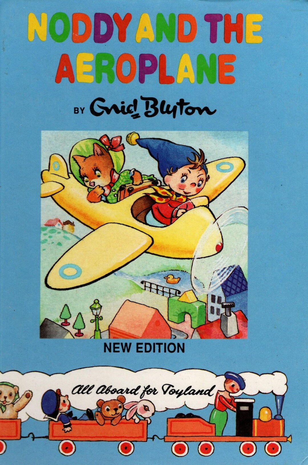 Noddy Original Book Cover Vintage Nursery & Childrens Room Art Unique ...