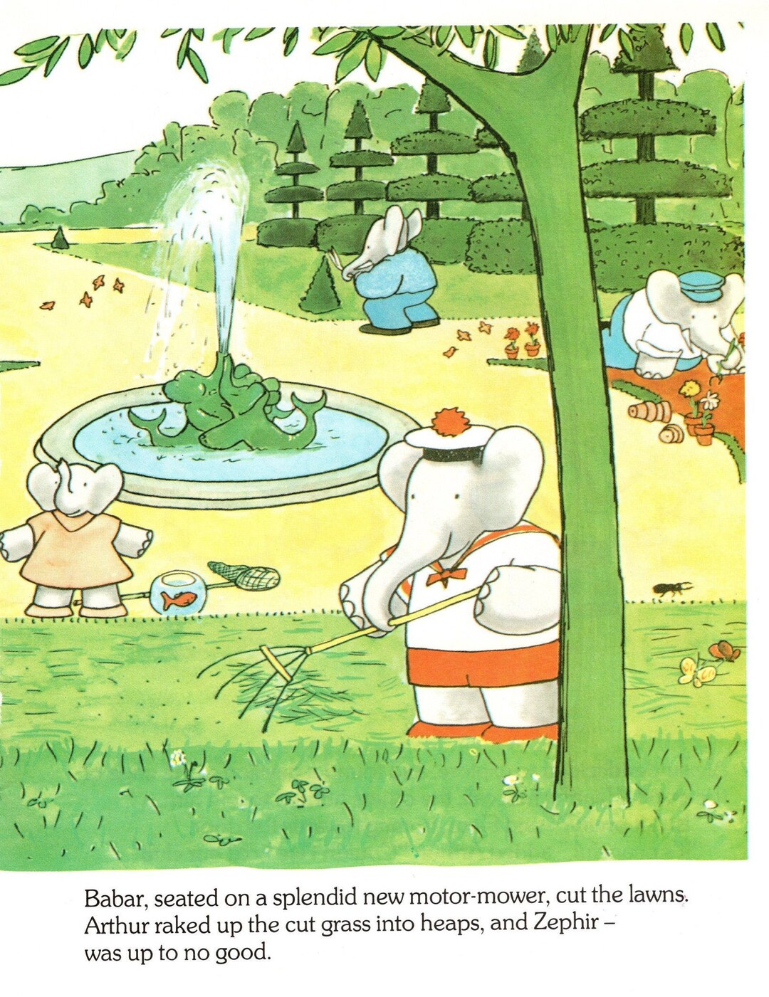 Babar's Castle Vintage Print: 1990 Children's Nursery Art - Etsy