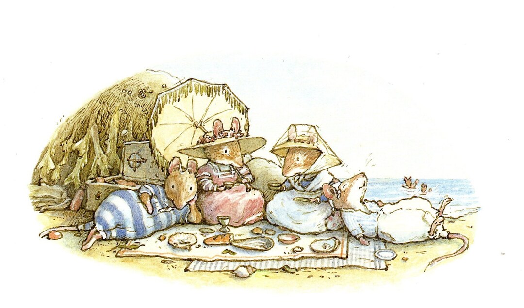 Jill Barklem BRAMBLY HEDGE ADVENTURES Original Vintage Print 1998 ...