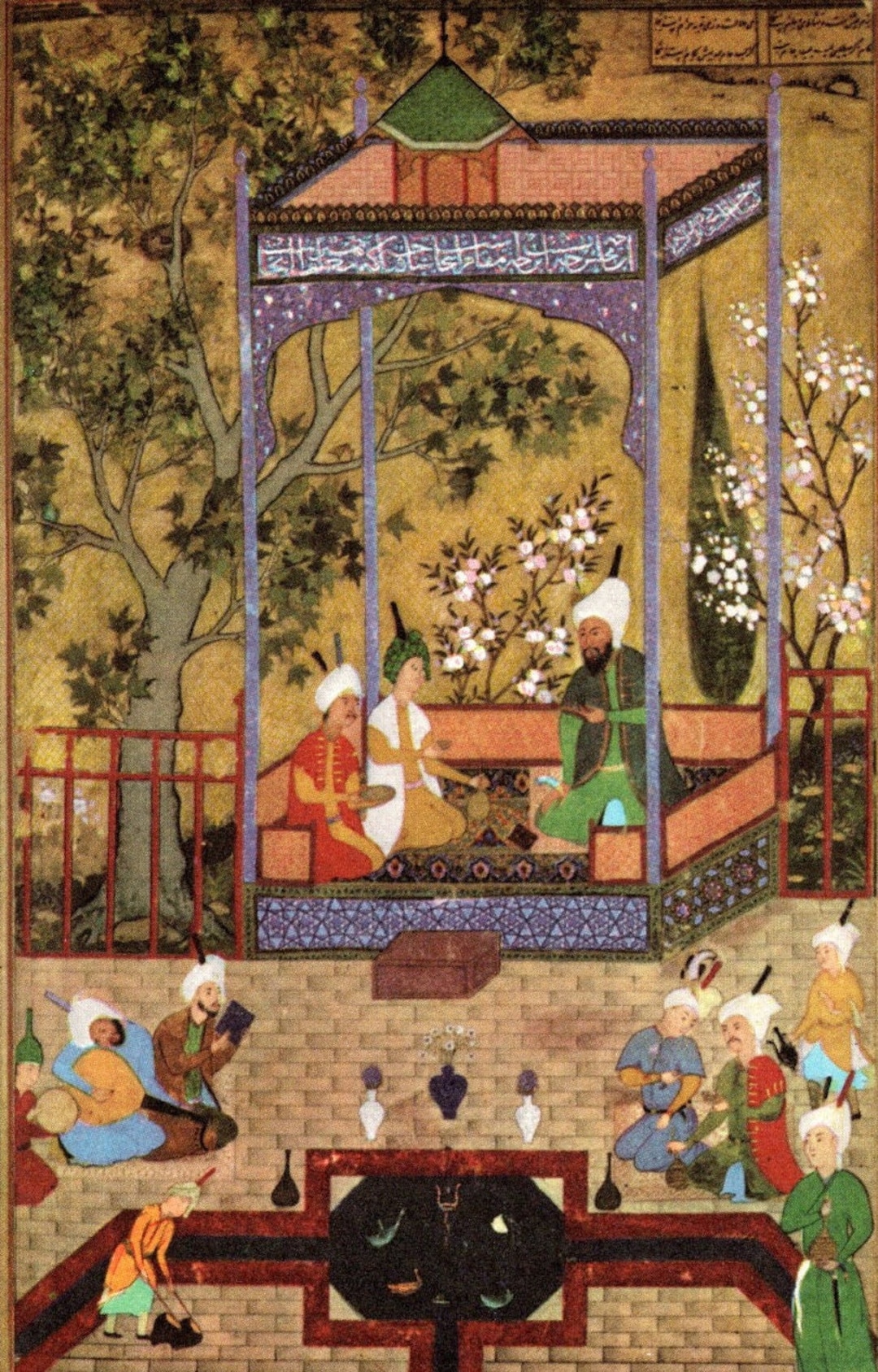 Ancient Persian Painting From Manuscripts Muraqqa Gulshan - Etsy