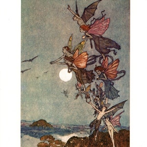 1975 Edmund Dulac Large Original Vintage Print - Shakespeare's Comedy ...