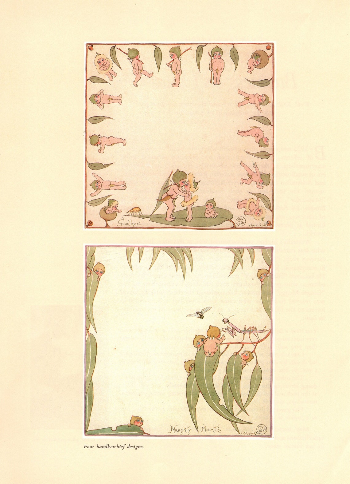 May Gibbs Vintage Print: Gumnuts Bush Fairyland, Australian Fairytale ...