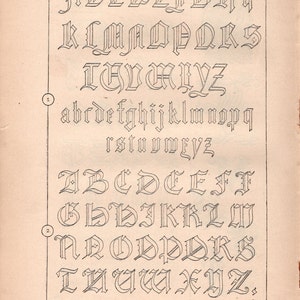 1896 Rare Original Antique 2-sided Print Meyers Ornamental Forms ...