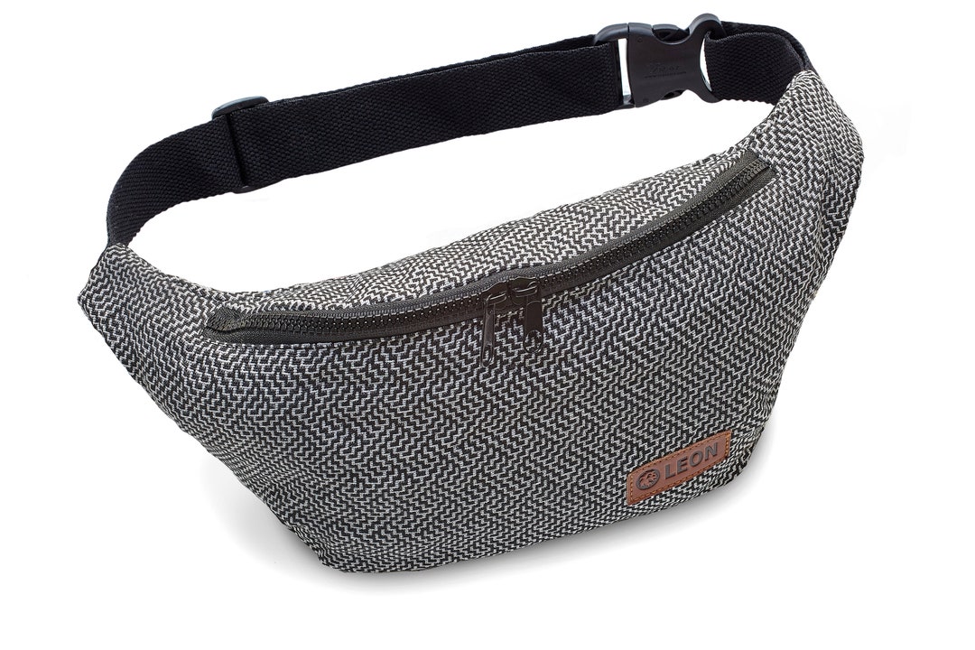 Leon Belt Bag Bum Bag Hip Bag 100% Cotton Fanny Pack Hip Bag Shoulder ...