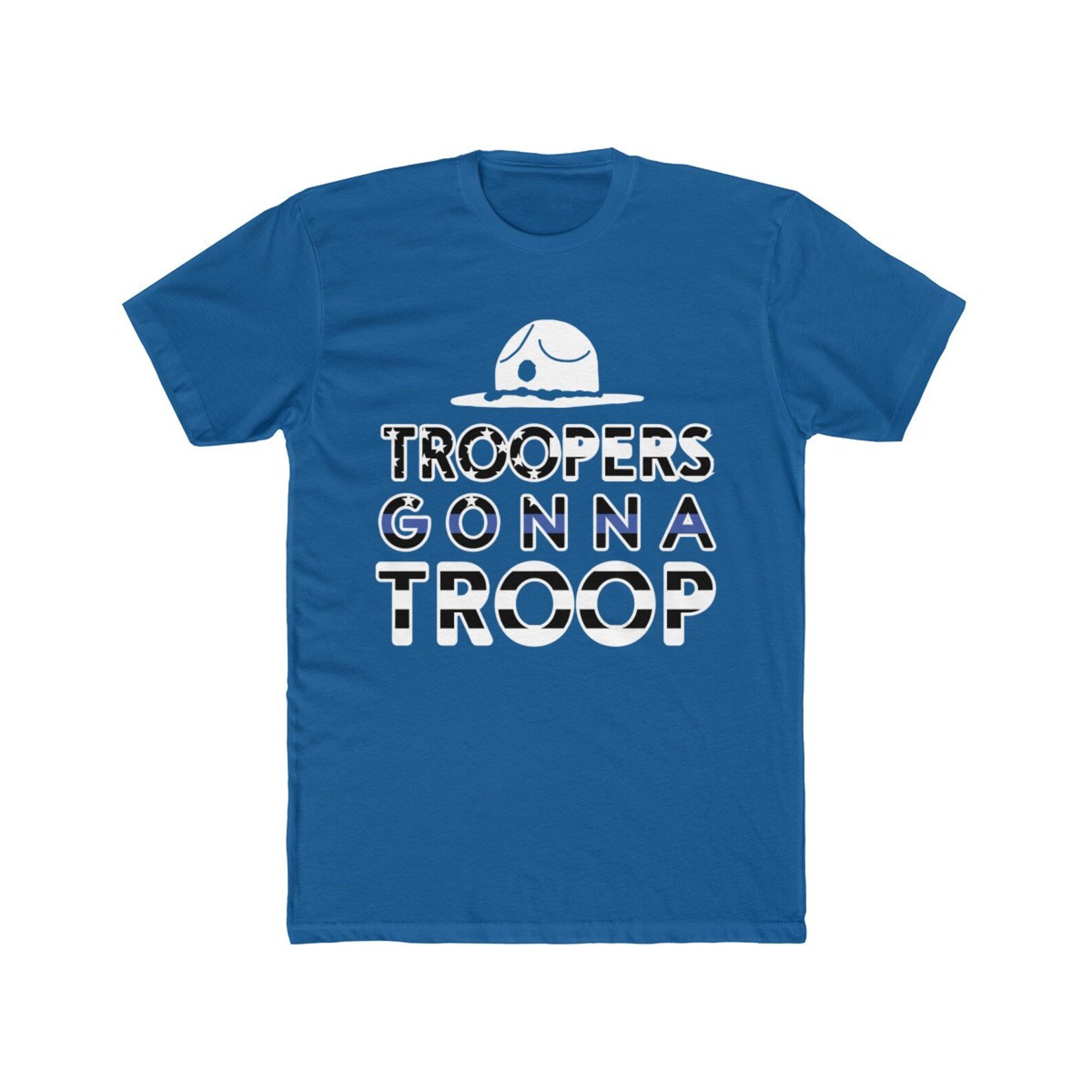 Police State Trooper Thin Blue Line American Flag Troopers - Etsy