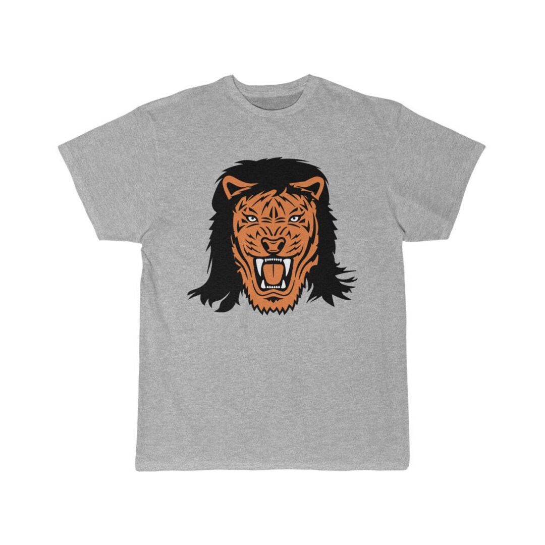 Tiger Mullet for Tiger Lover, King of the Jungle, Funny Tiger T-shirt ...