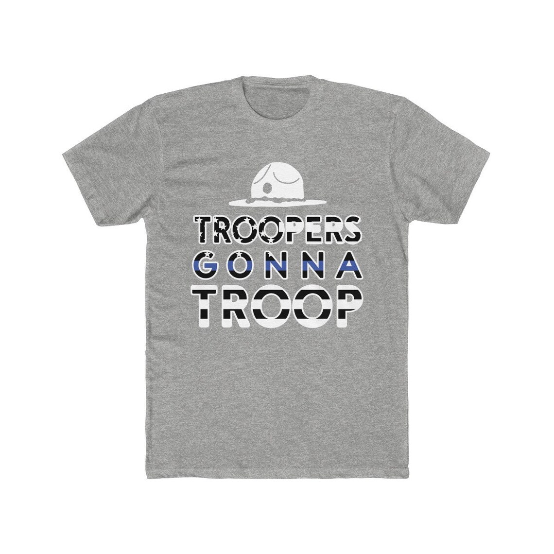 Police State Trooper Thin Blue Line American Flag Troopers - Etsy