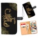 Scorpio Zodiac Phone Wallet Case, Scorpion Lover Gift Idea, Smartphone ...