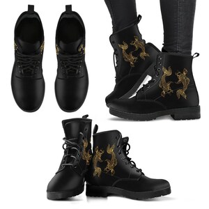 Pisces Zodiac Boots Booties, Pisces Boots, Fishes Shoes Art, Fish Lover ...