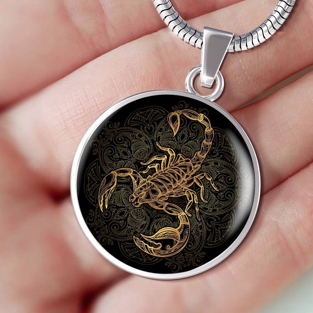Personalized Scorpio Zodiac Necklace, Luxury Customized Necklace ...