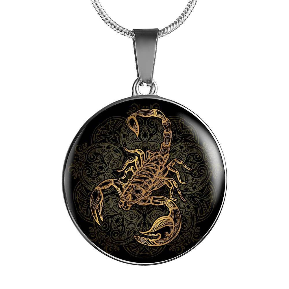 Personalized Scorpio Zodiac Necklace, Luxury Customized Necklace ...
