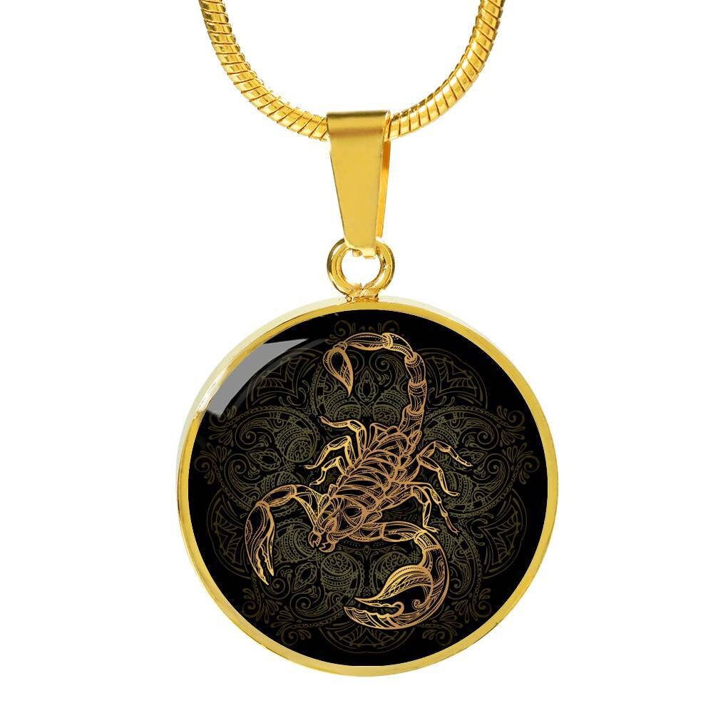 Personalized Scorpio Zodiac Necklace, Luxury Customized Necklace ...