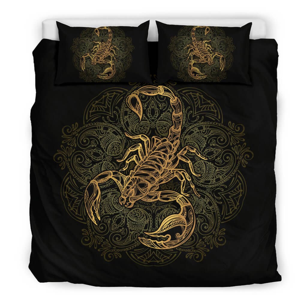 Scorpion Bedding Duvet Cover for Kids Teens and Adults, Scorpio Zodiac ...