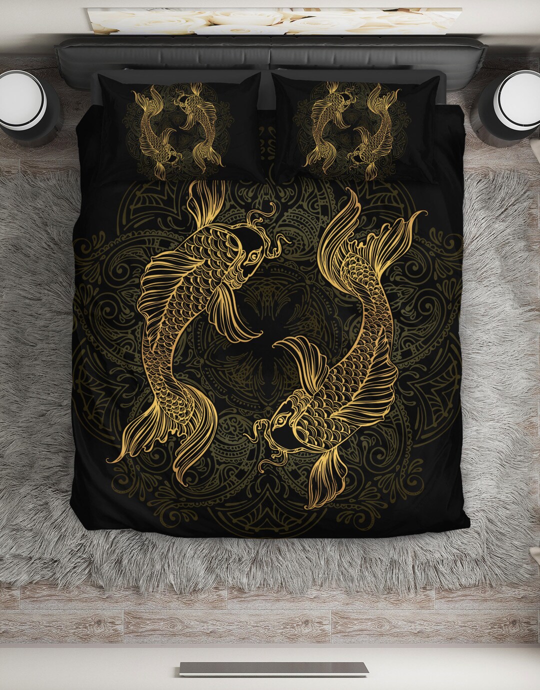 Pisces Bedding Duvet Cover for Kids Teens and Adults, Pisces Zodiac ...