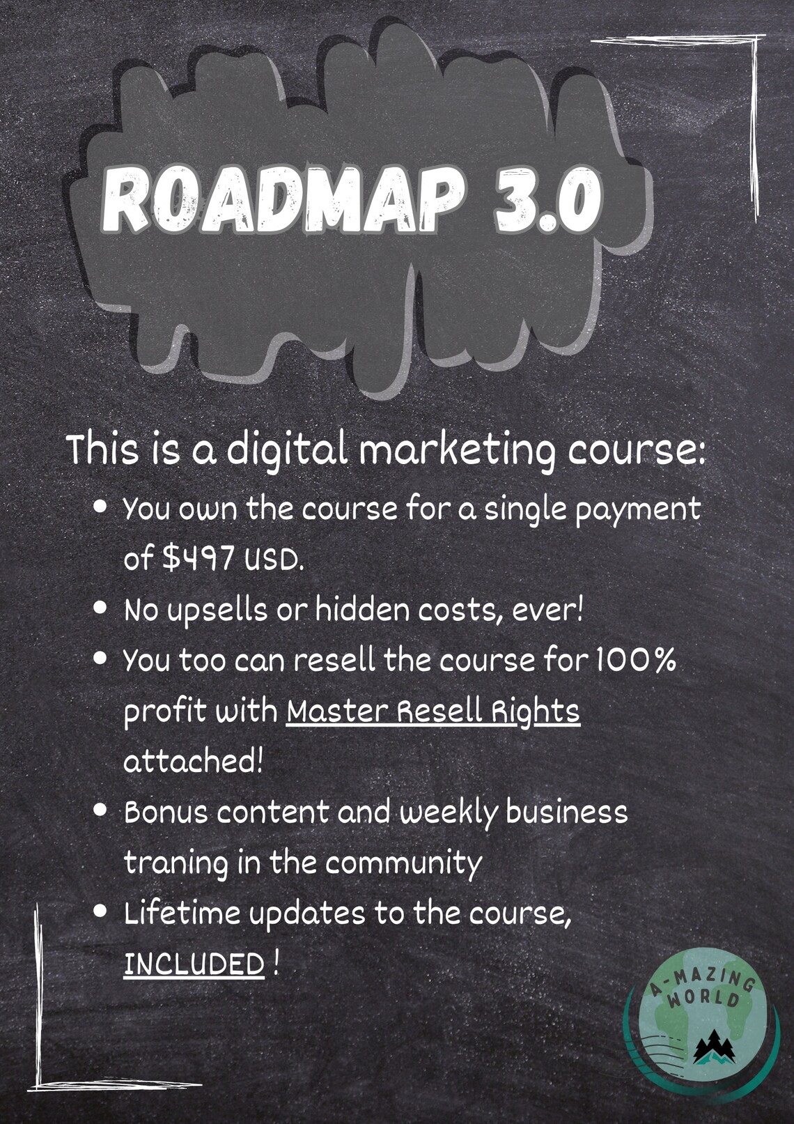 Roadmap 3.0 Course | Master Resell Rights | 100% Profits | Digital ...
