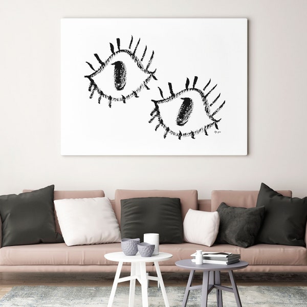 Hand Painted Eyes - Etsy