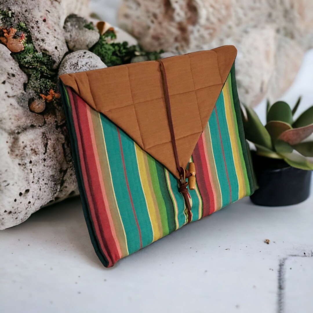 Handmade Laptop Sleeve - One-of-a-kind Quilted Mac Book Carrying Case ...