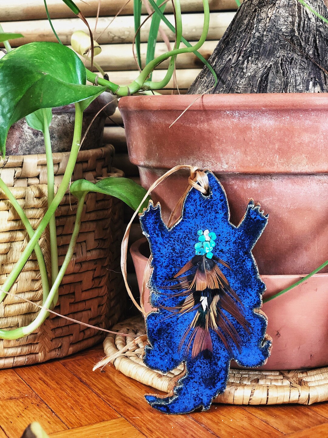 Vintage Southwestern Toad Ornament Funky Southwestern Decor - Etsy