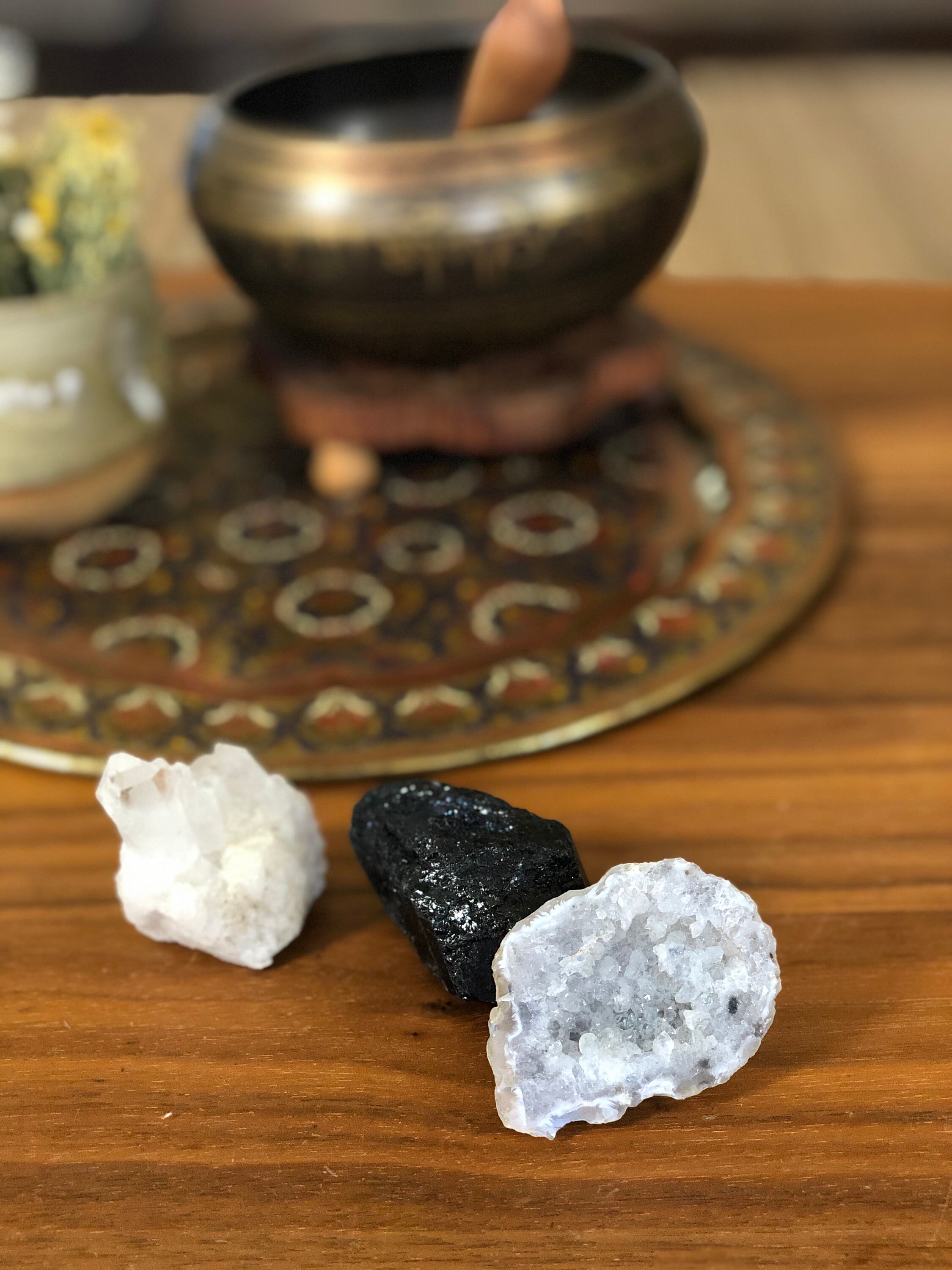 Crystal Set 3 Crystal Set Beautiful Quartz Crystal Agate | Etsy