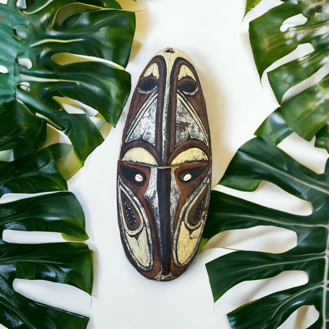 Vintage Bird Mask From Africa - Hand Carved Wooden Vintage African Mask ...