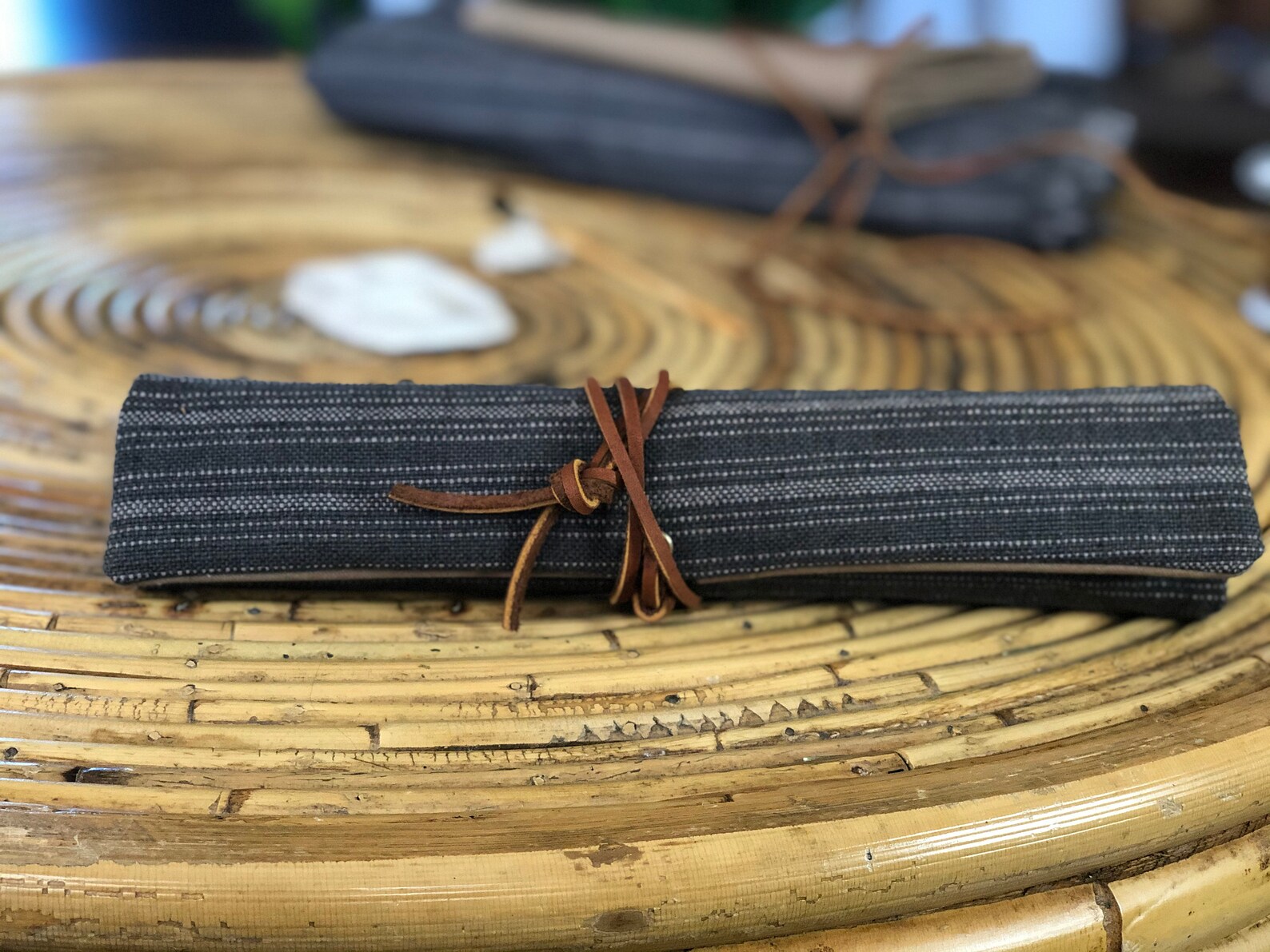 HANDMADE Artist Roll one-of-a-kind Fabric Organizer Roll for | Etsy