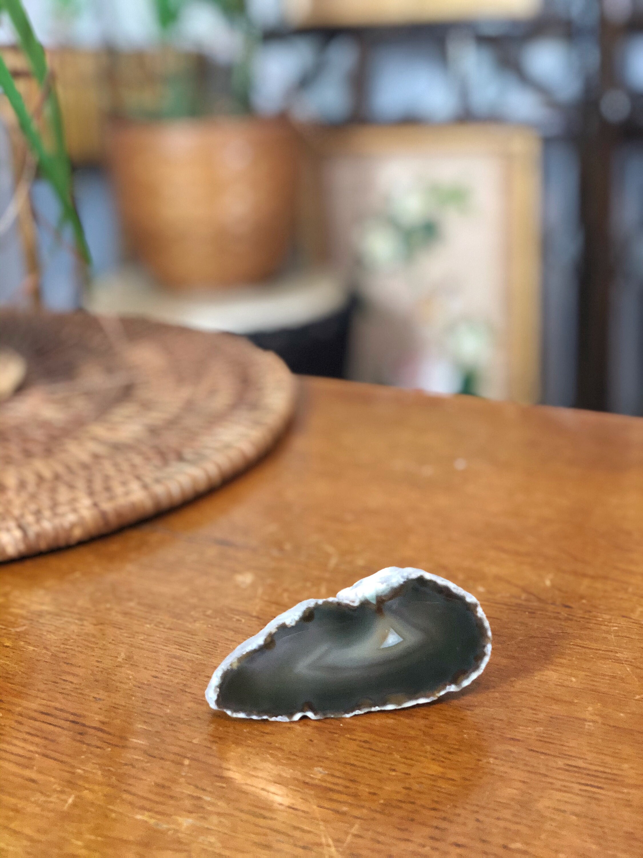 Agate Geode Slice Incense Holder Geode Incense Holder for - Etsy UK