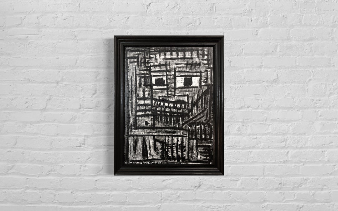 Caveman by Dylan Yarter - 18x24" Neo Expressionist Painting - Original ...