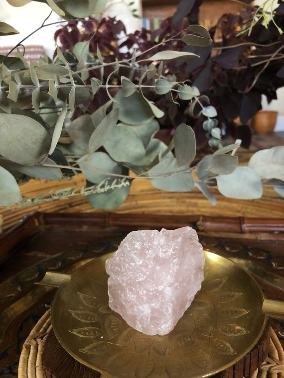 Rose Quartz Crystal Stone Natural Rose Quartz Healing Love | Etsy