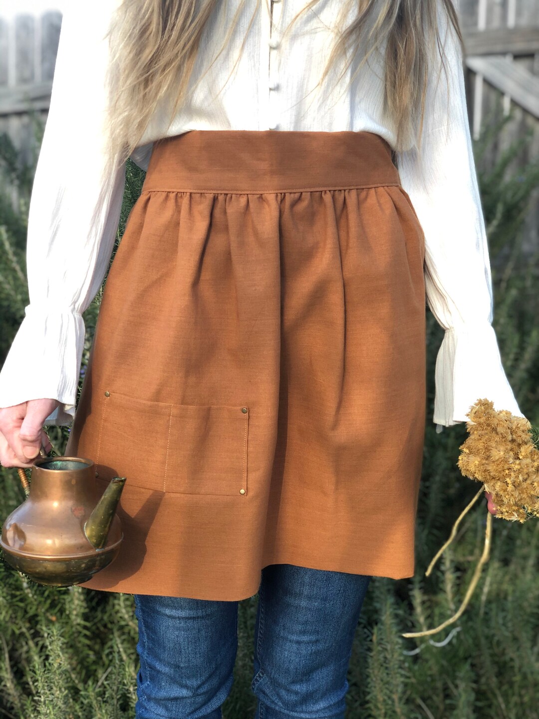 HANDMADE APRON One of A Kind High-waisted Skirt Apron - Etsy