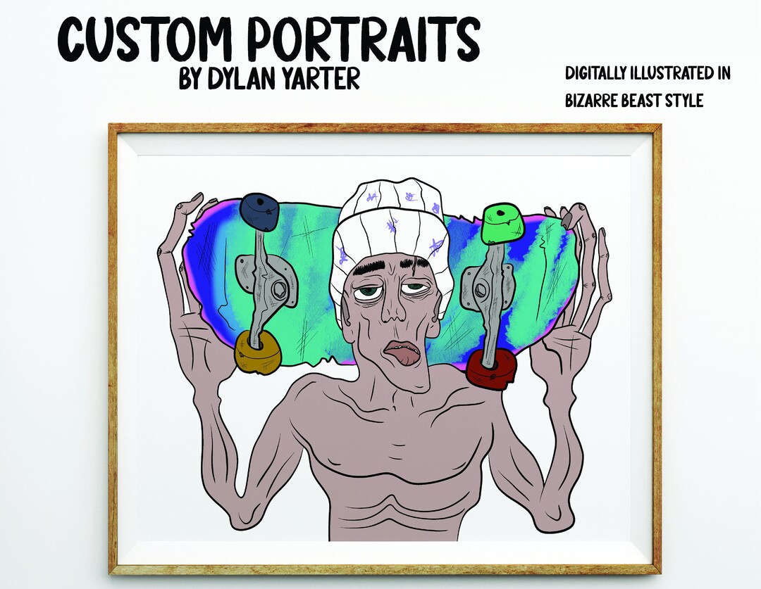 CUSTOM PORTRAIT - Bizarre Beasts Portrait Art - Digital Custom Portrait ...