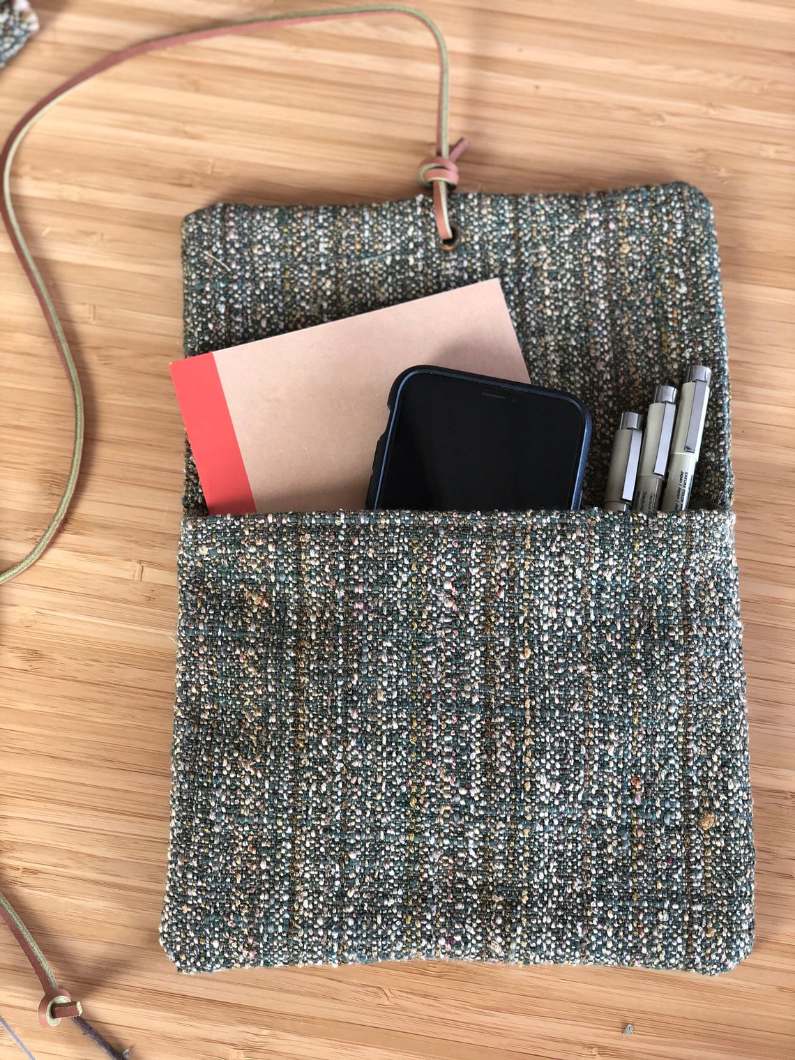 HANDMADE Envelope Pouch One-of-a-kind Small Clutch Made With - Etsy