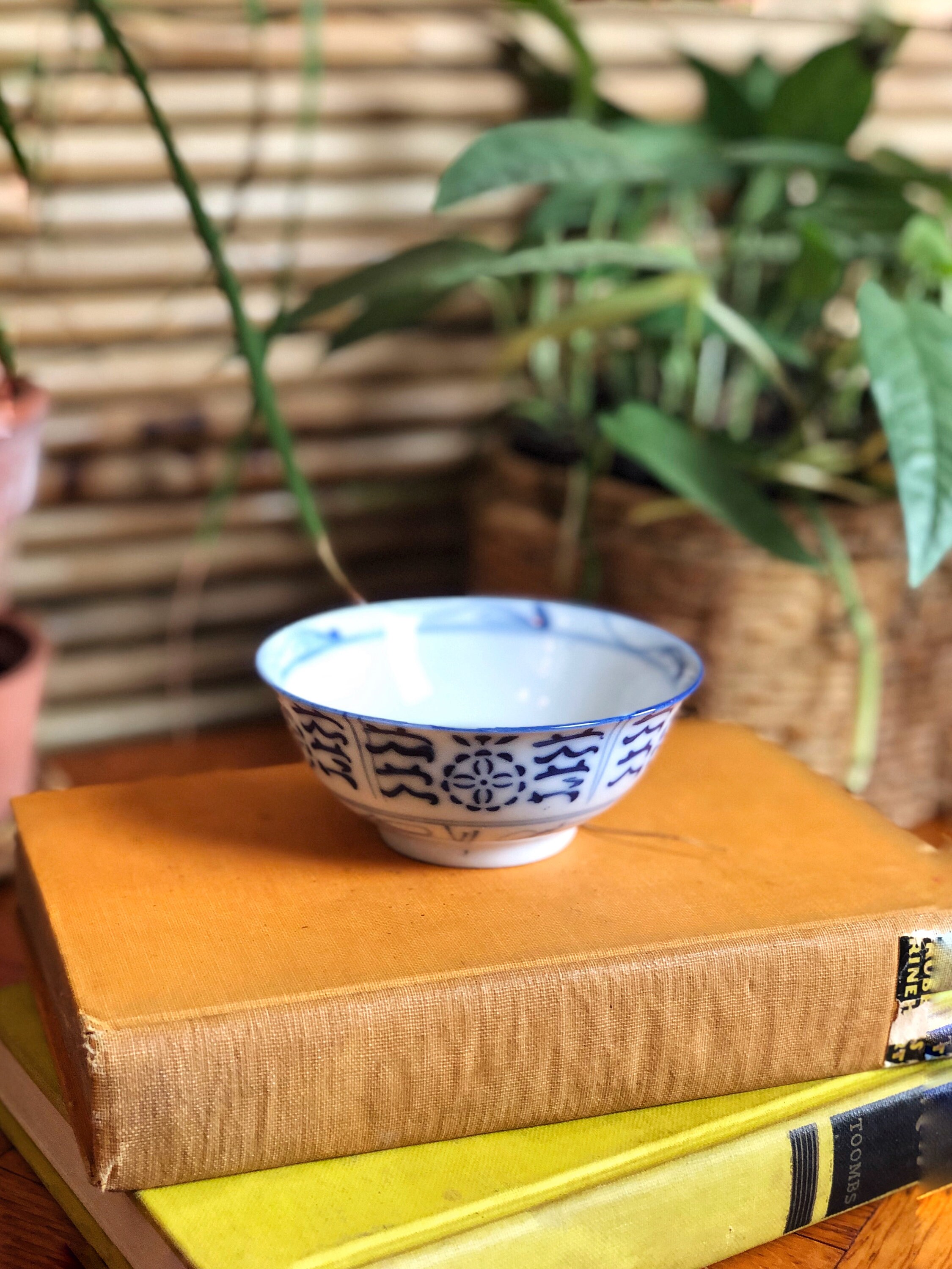 Vintage Ceramic Jewelry Bowl - Blue and White Ceramic Bowl - Beautiful ...