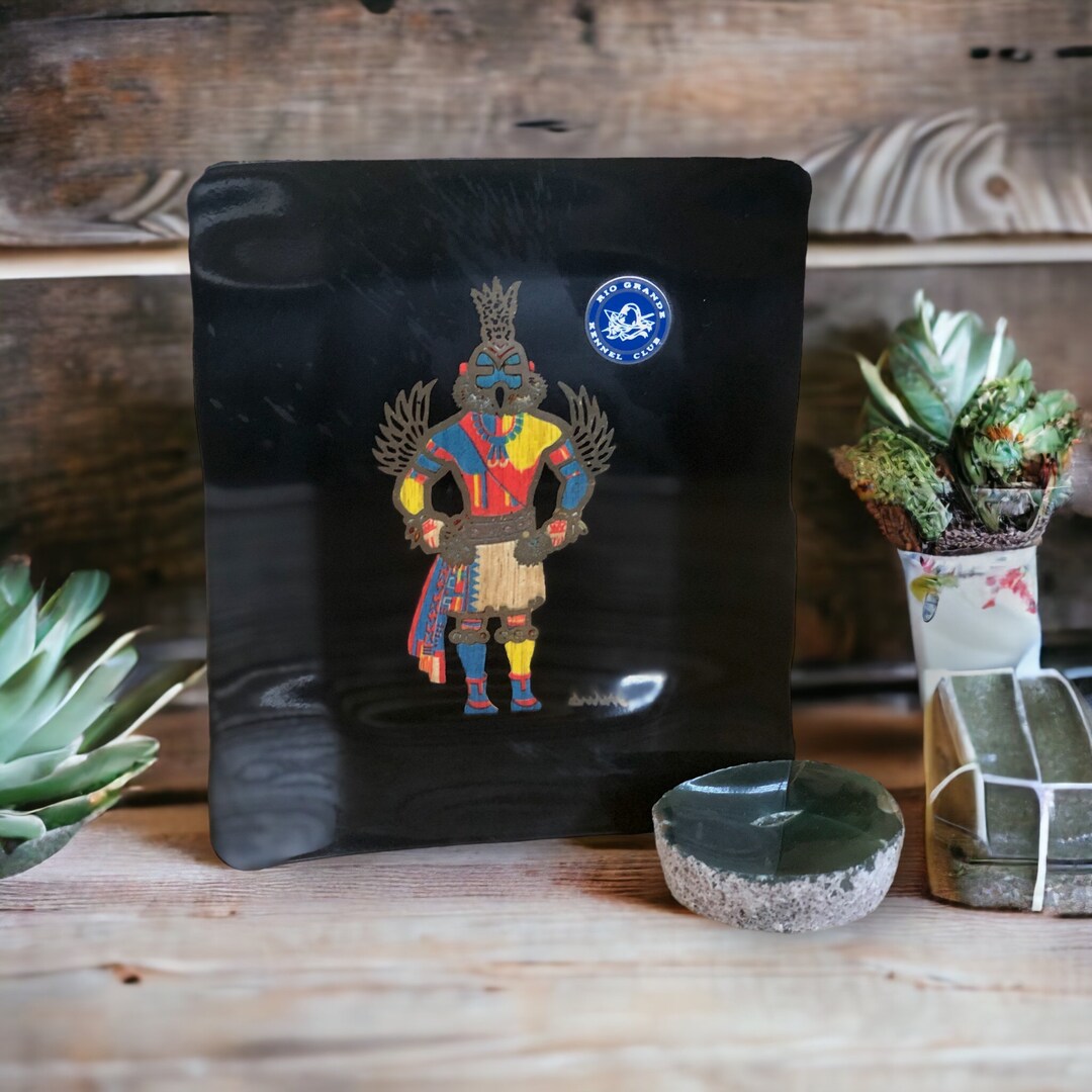 Vintage Hummingbird Kachina Collectible Plate - Hopi Kachina Wall Decor ...