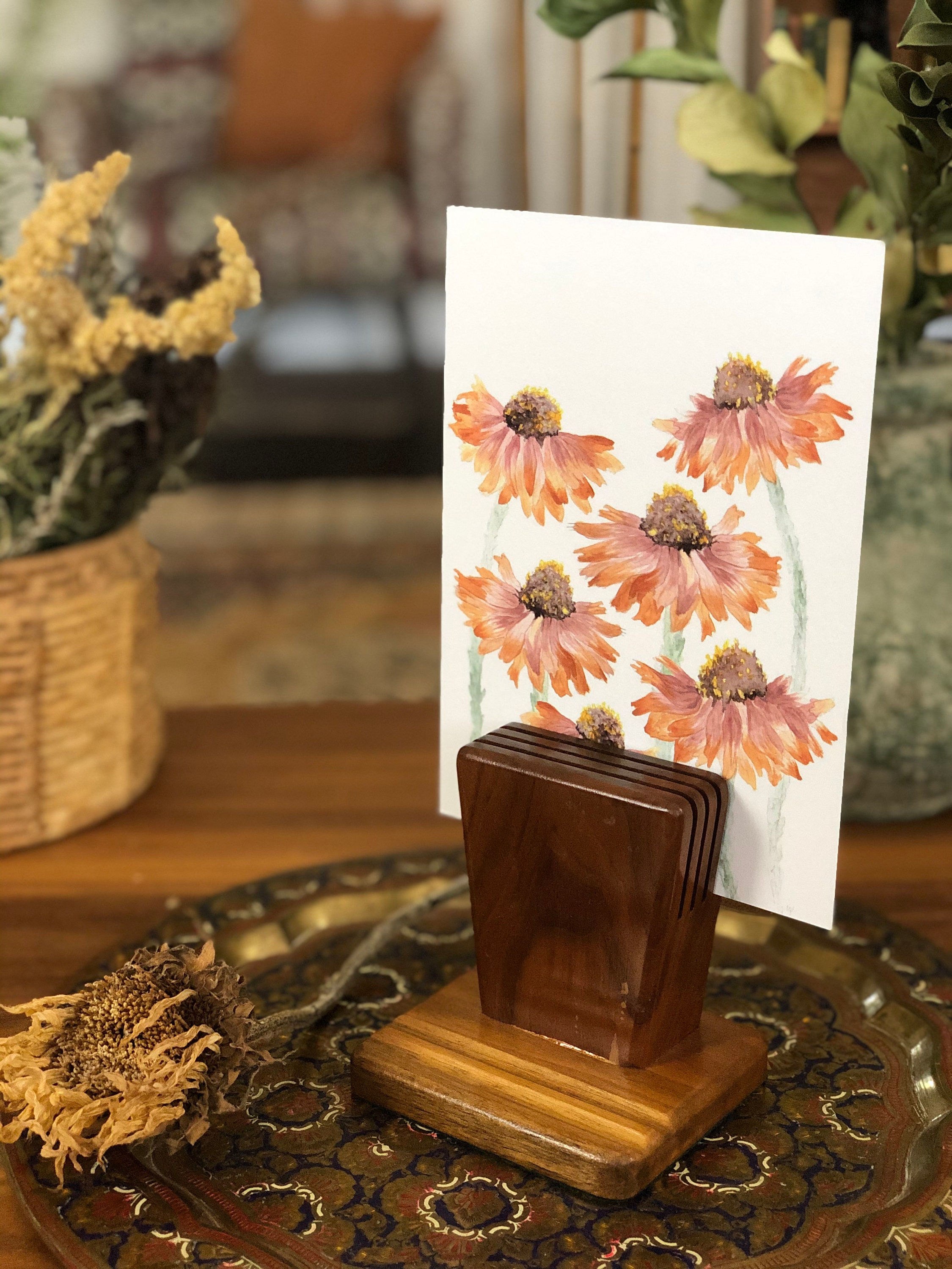 Vintage Wooden Letter Holder Wooden Desk Organizer or | Etsy