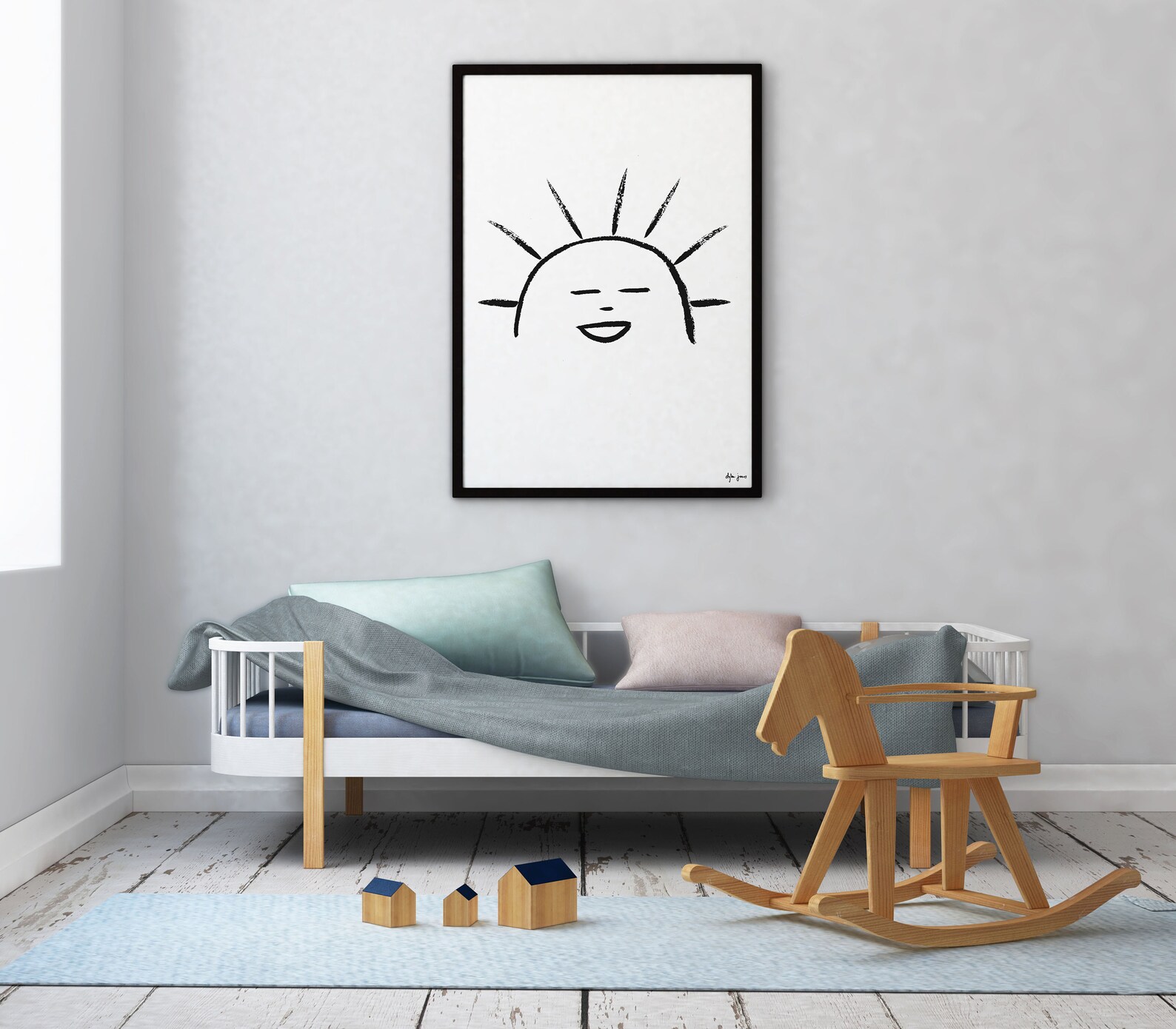 Sunshine Sun Painting Hand Painted Sun Art Sunrise Sun - Etsy