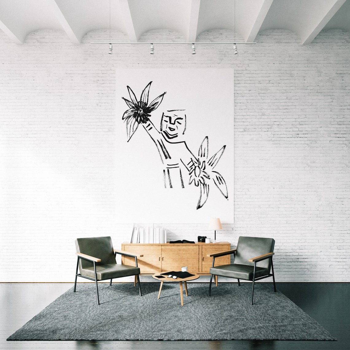 Hand Illustrated Islander Print Pacific Islander Painting - Etsy