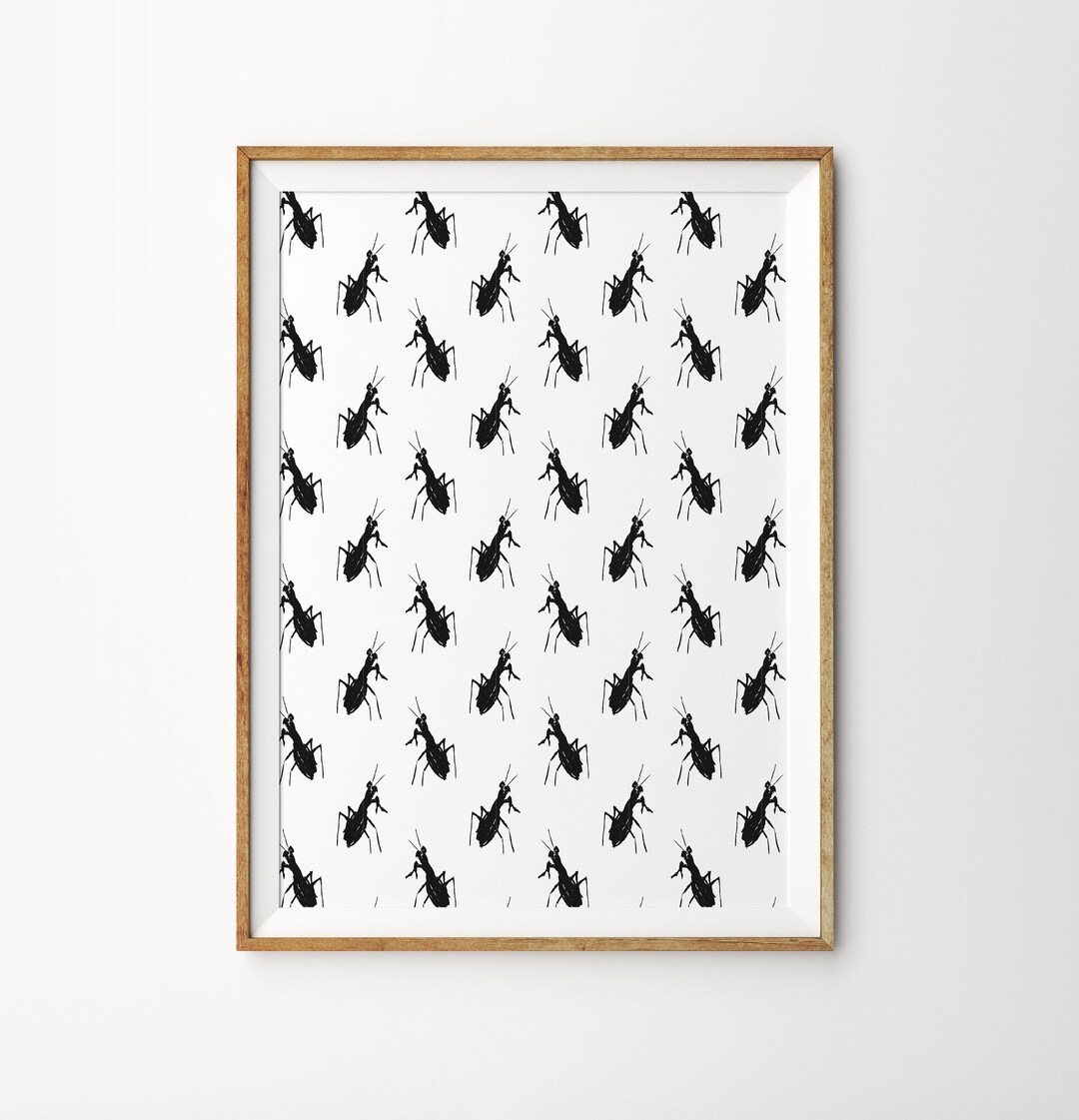 ANT Illustration Art Print - Hand Drawn Ants Illustration Printed on ...