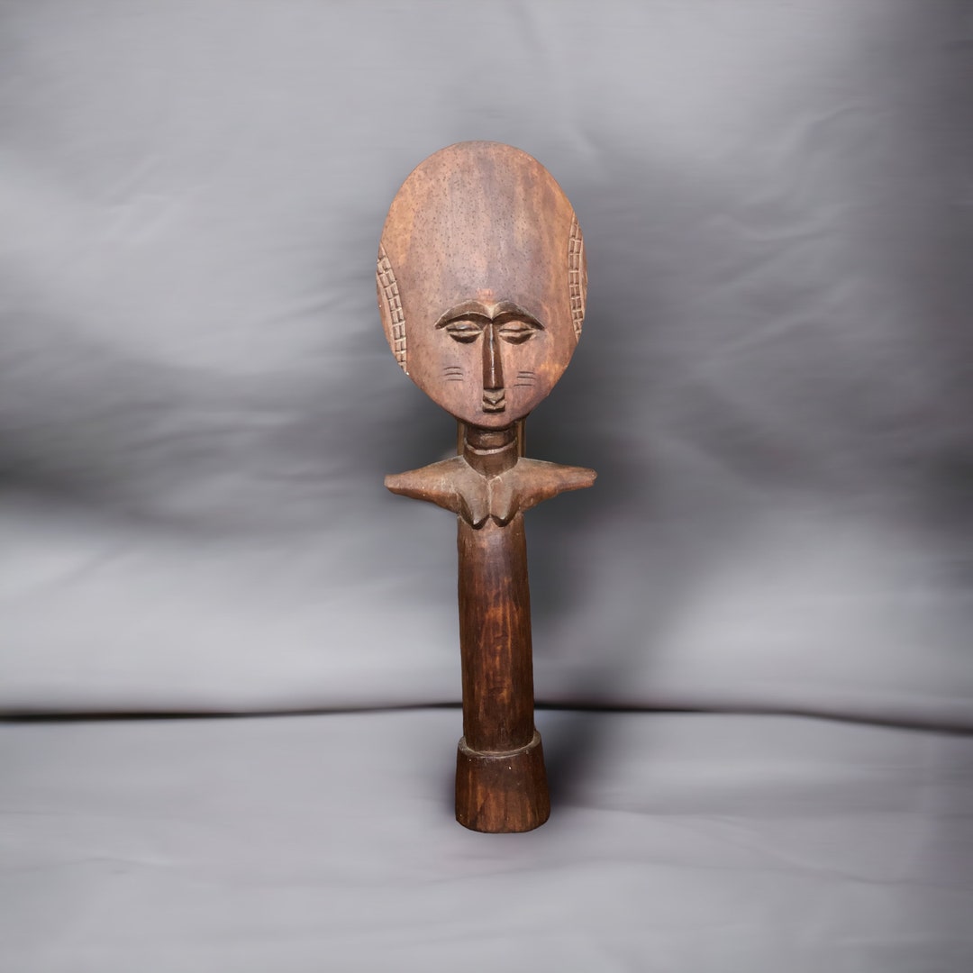 Vintage Wooden Fertility Effigy From African - Hand Carved African ...