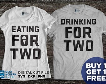 Eating for Two Svg - Etsy