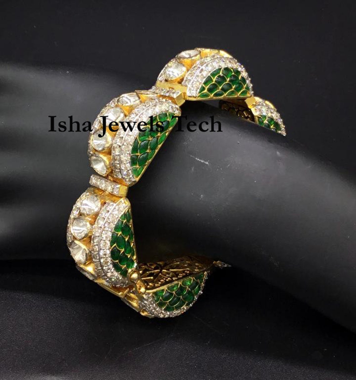 Diamond Polki Bracelet Jewelry Natural Uncut Diamond Polki - Etsy