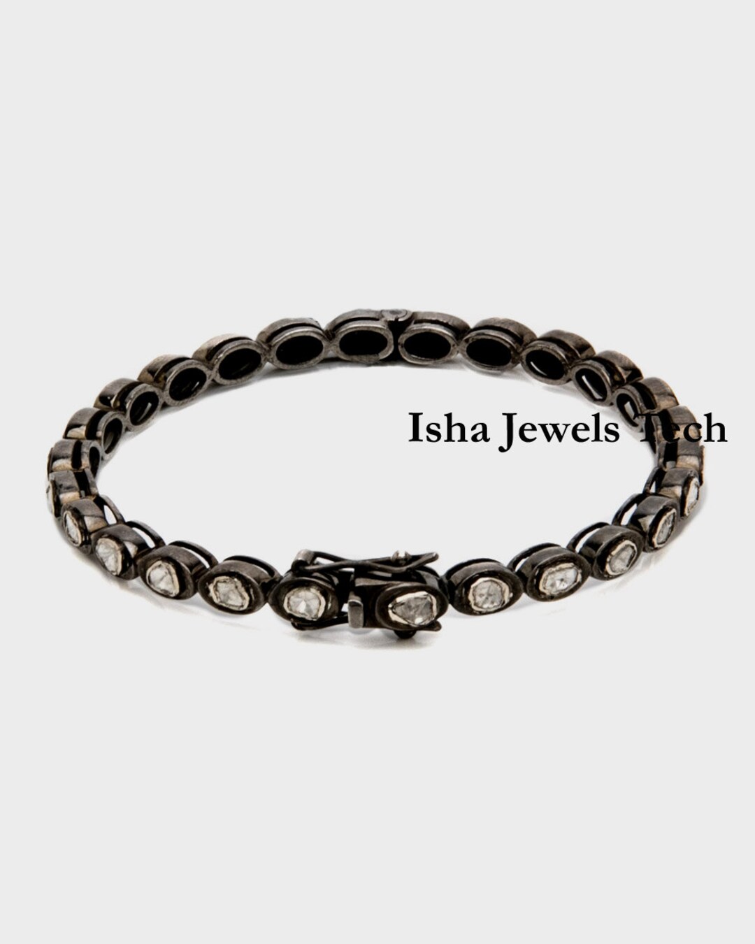 Natural Uncut Diamond Polki Solid 925 Sterling Silver Fine Handmade ...