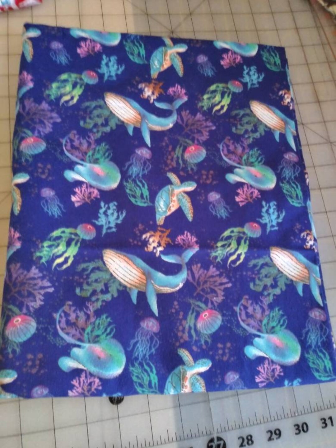 Sea Life and Cute Fish Crib Sheet.toddler Fitted Sheet.nursery Bedding ...