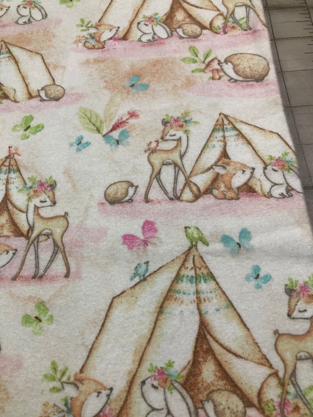Soft Camping Animals in the Forest Crib Sheet Nursery Bedding Toddler ...