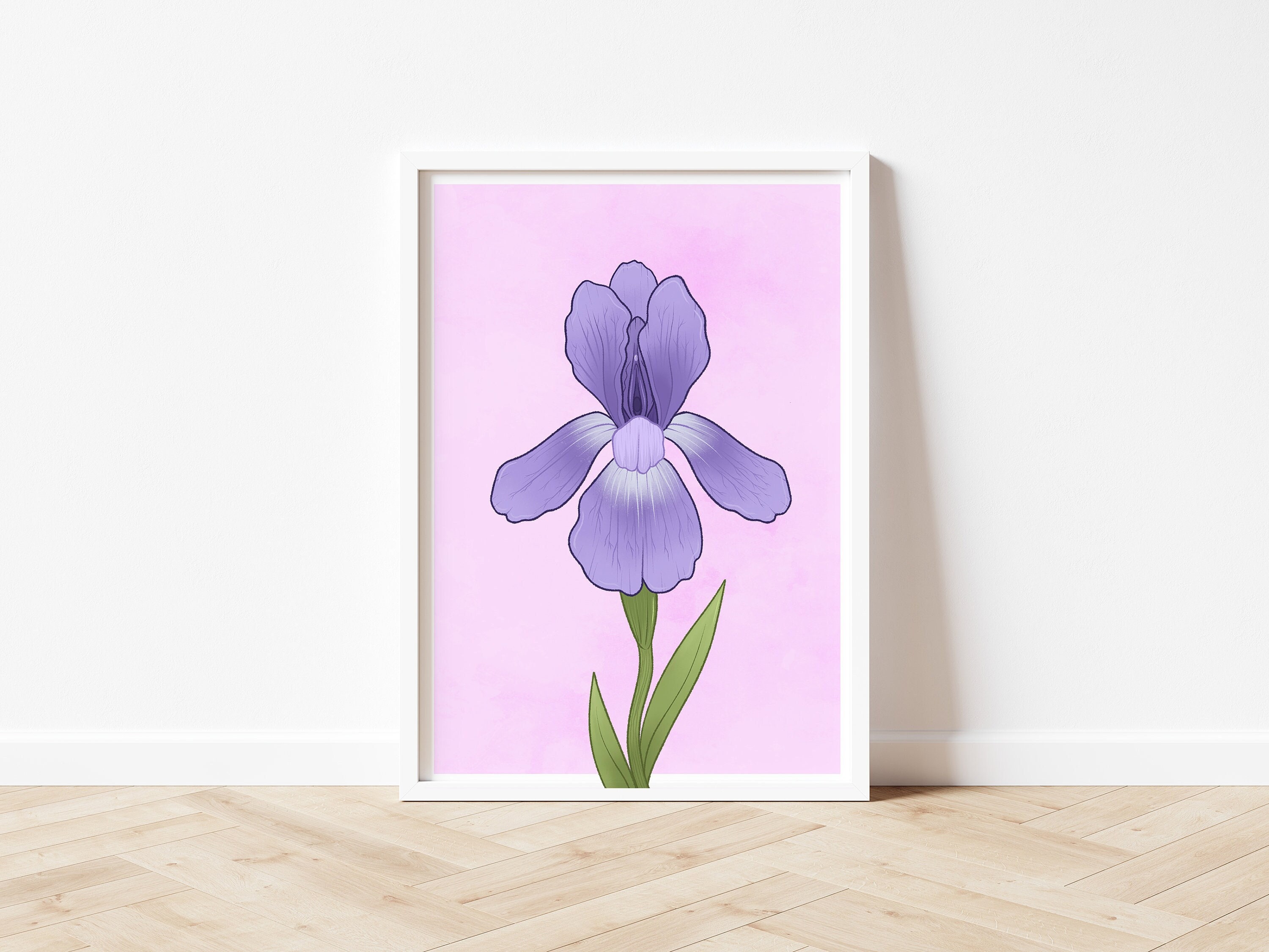 Vulva Iris Art Print (A4) | Feminist Art, Vagina Art, Vulva Art, Body ...