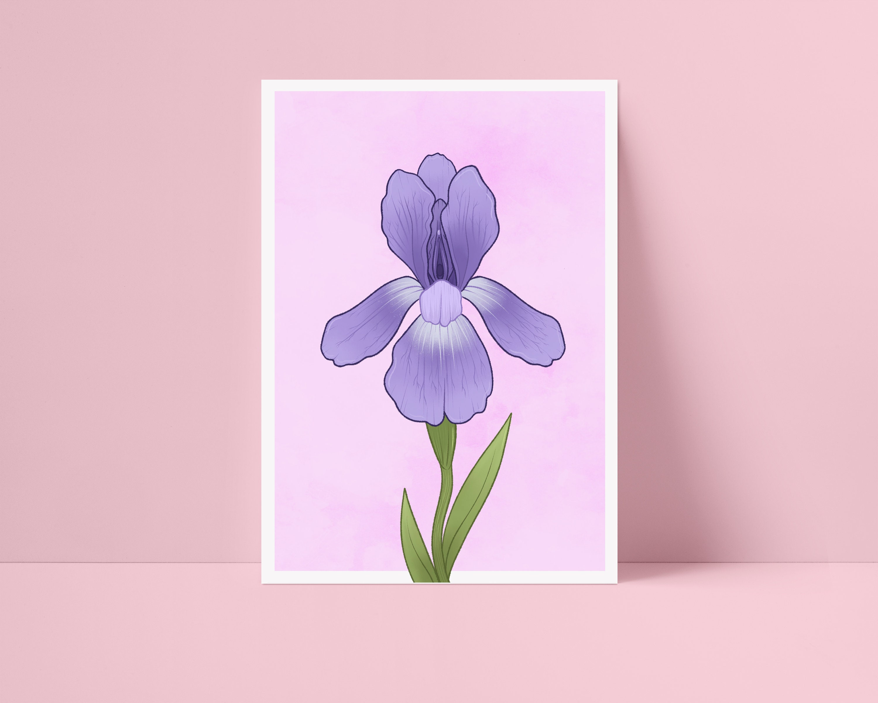 Vulva Iris Art Print A4 Feminist Art Vagina Art Vulva - Etsy UK