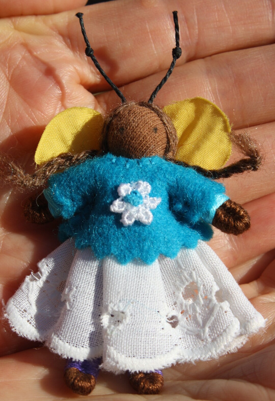 FAIRY CHILD DOLL Bendy Doll Pipe Cleaner Doll Hand Made - Etsy Israel