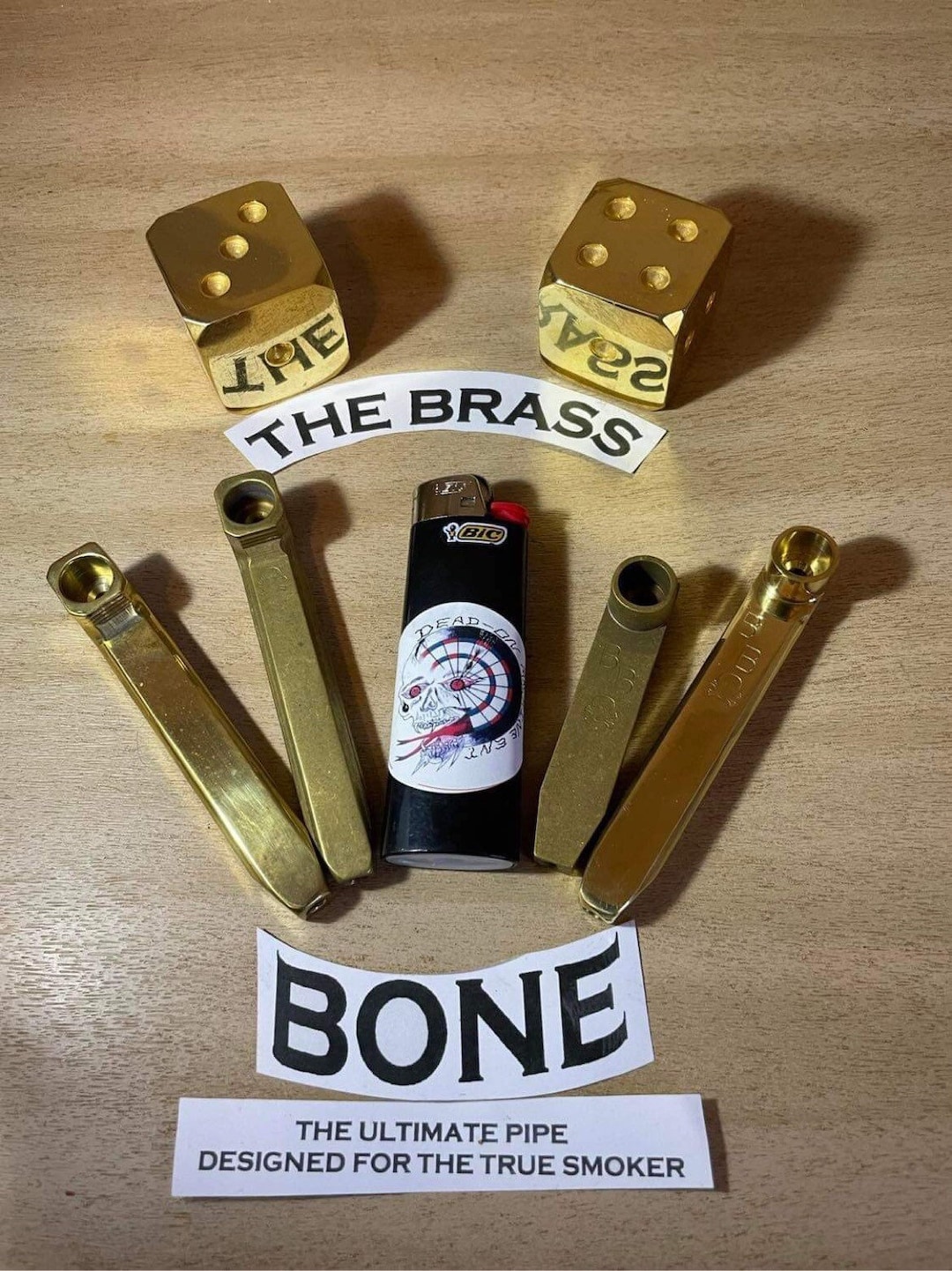 THE BRASS BONE Smoking Pipe - Etsy