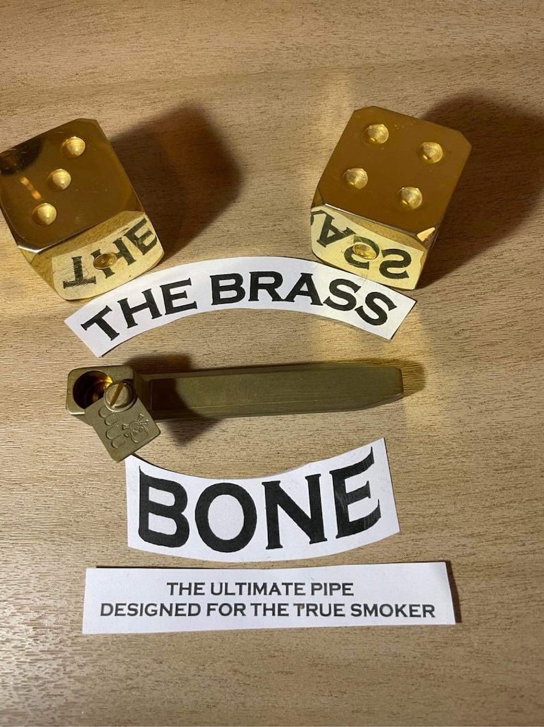 THE BRASS BONE Customized Smoking Pipe - Etsy